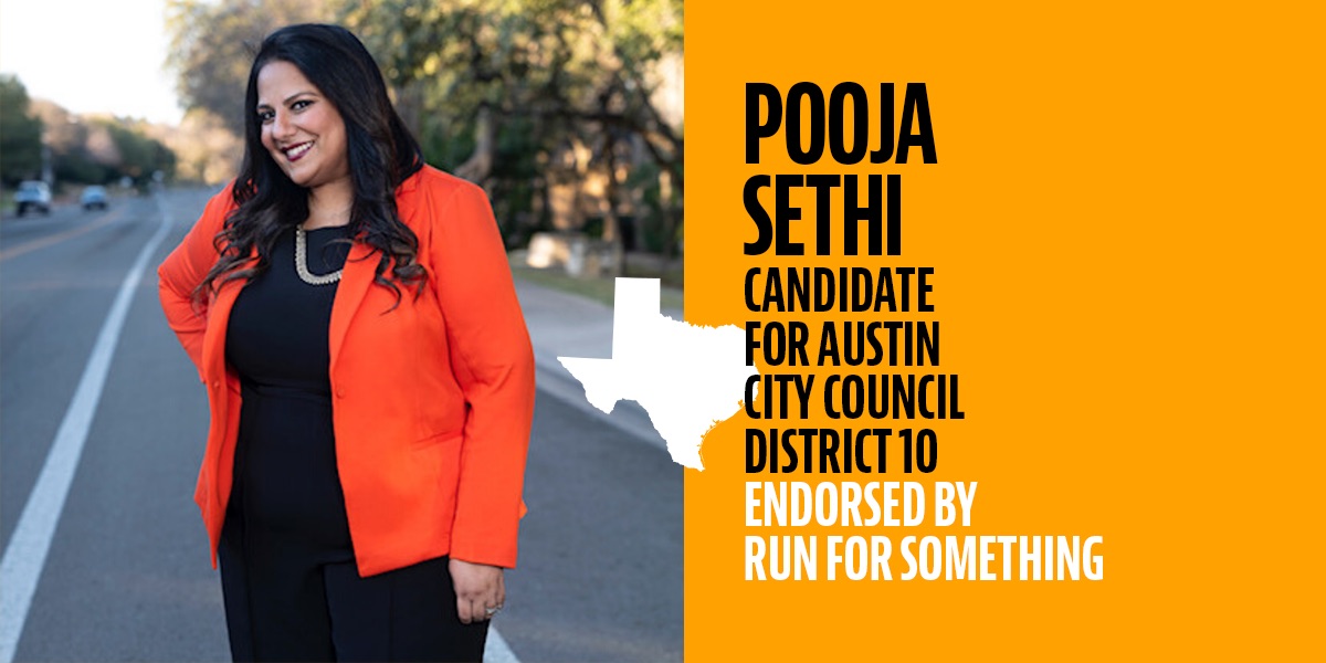 Pooja Sethi - Run For Something