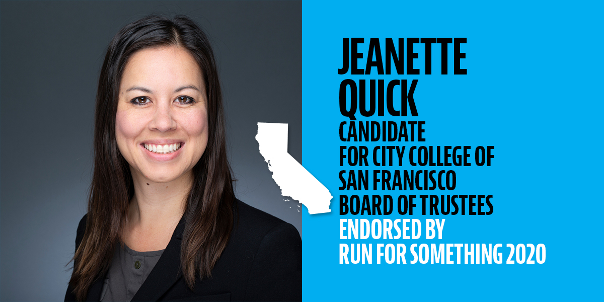 Jeanette Quick - Run For Something