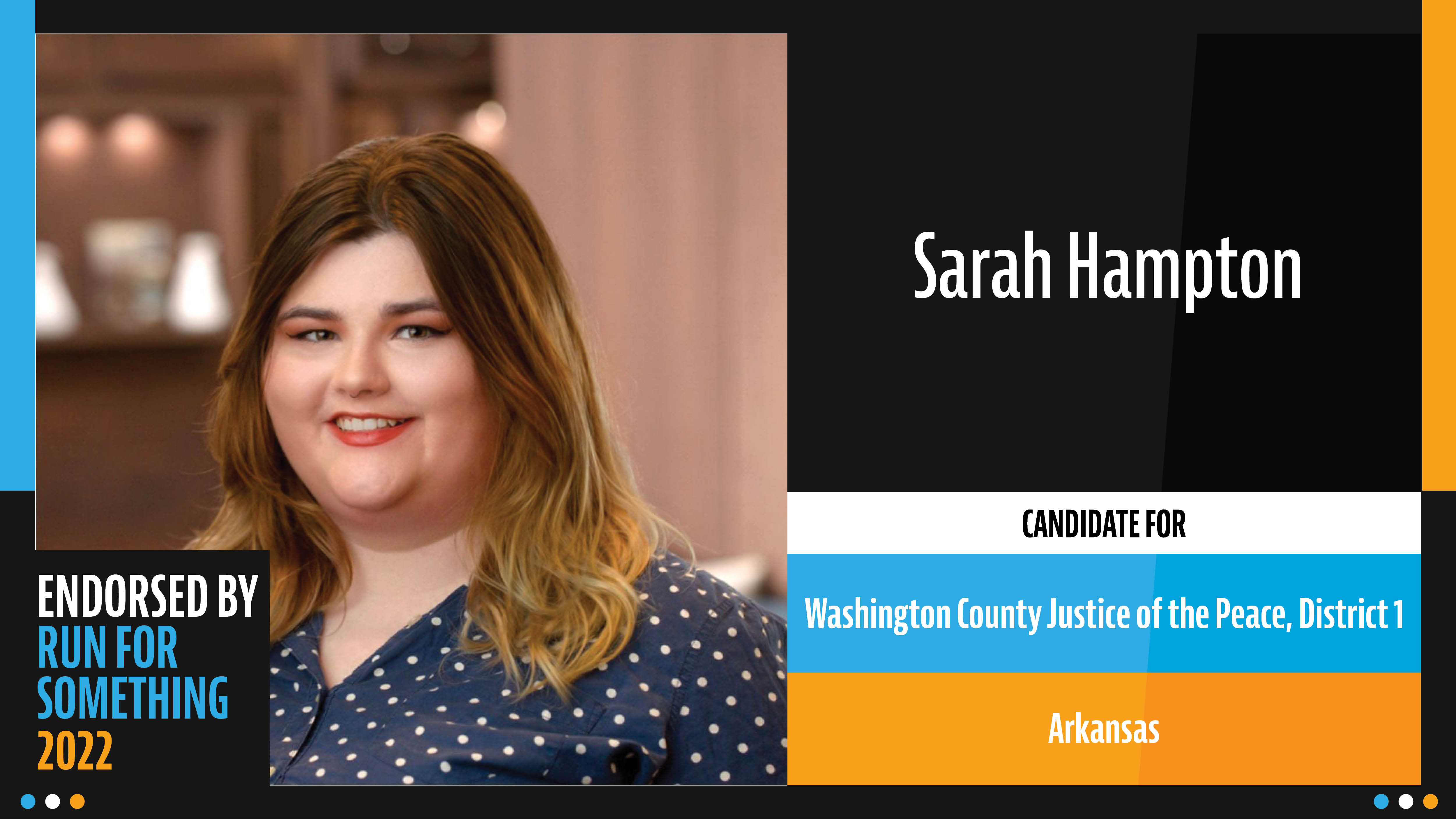 Sarah Hampton - Run For Something